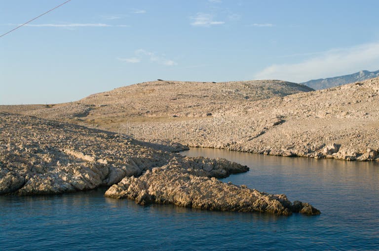 Rab - stone island stock image. Image of outdoor, paradise - 26797223