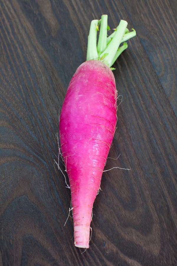 Rabanete roxo do daikon imagem de stock. Imagem de pilha - 53450055