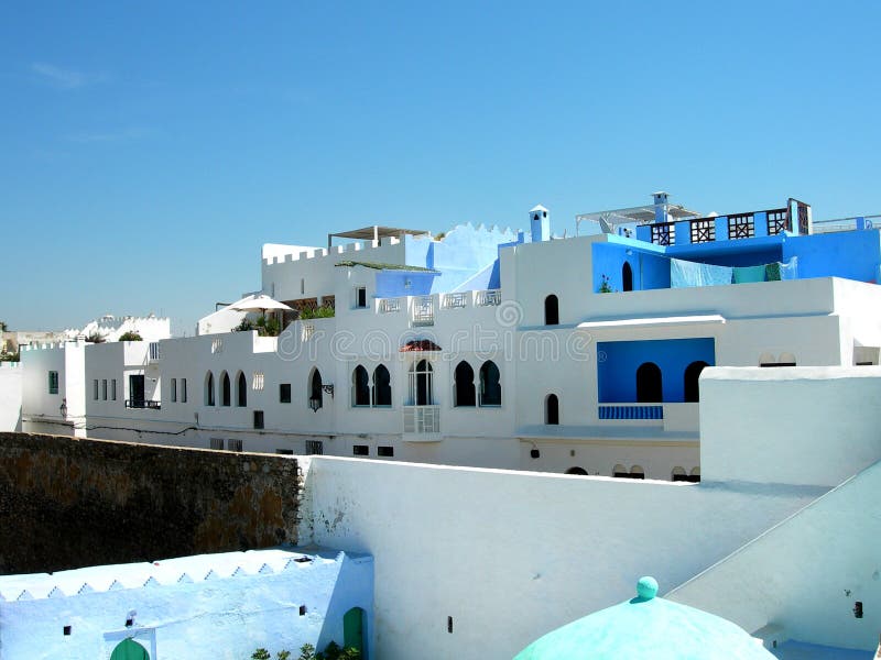 Rabat buildings stock image. Image of blue, building - 73591973