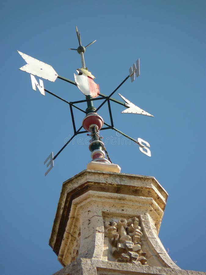 Rabat church wind vane stock image. Image of points, rabat - 21784053