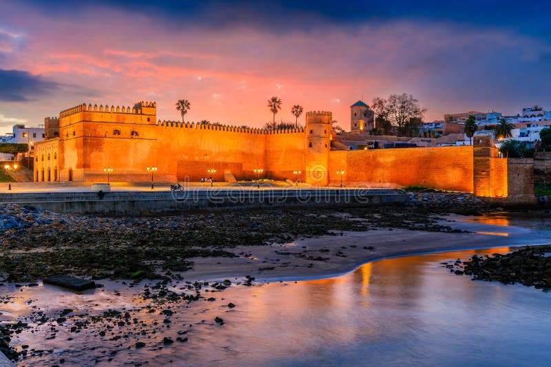 Rabat, Morocco. the Kasbah (Citadel Stock Photo - Image of ...