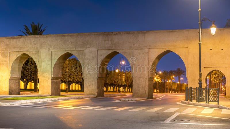 Wall of the City of Rabat in Morocco Stock Photo - Image of moroccan ...