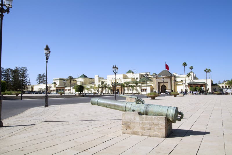 Het Koninklijke Paleis Van Rabat in Marokko Stock Foto - Image of islam ...