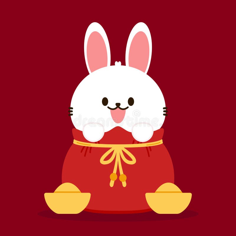 Chinese Good Luck Rabbit Gold Stock Illustrations – 141 Chinese Good ...