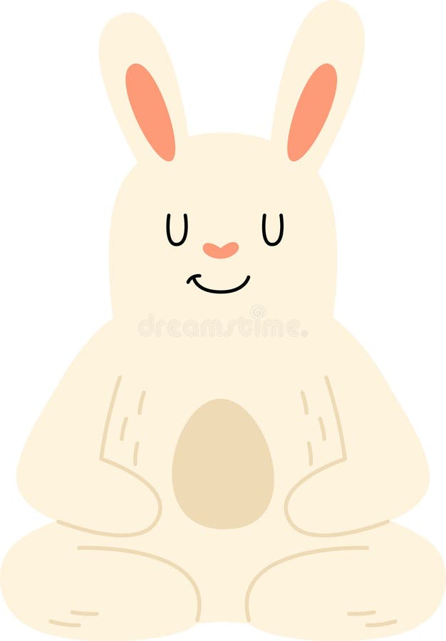 Rabbit Animal Sitting stock vector. Illustration of collection - 300412571