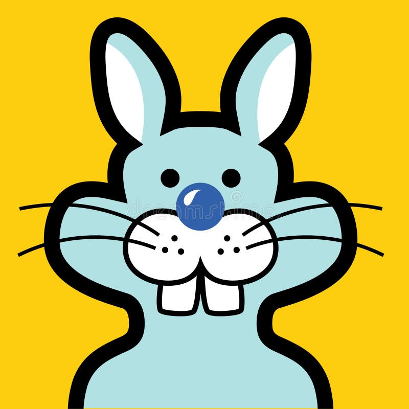 Rabbit avatar stock vector. Illustration of border, cover - 25770419