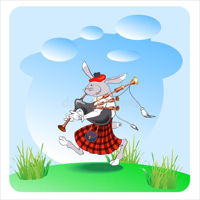 Rabbit Bagpipes Stock Illustrations – 11 Rabbit Bagpipes Stock ...