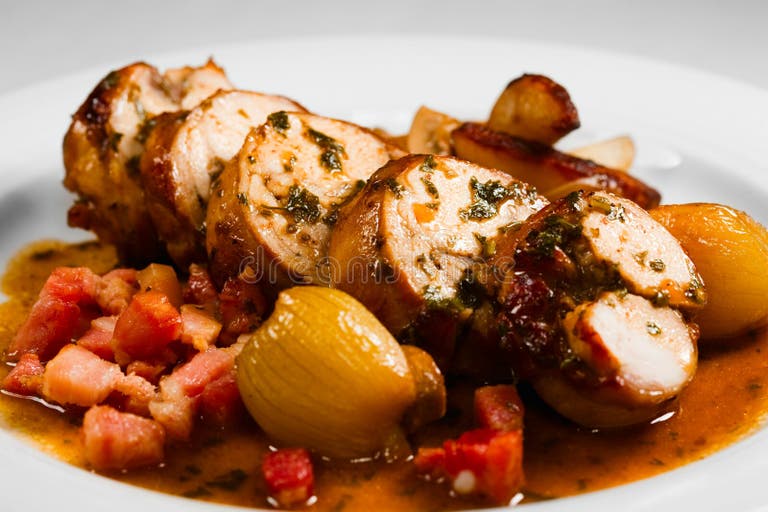 Rabbit beef-roll stock photo. Image of cook, gourmet, taste - 7698278