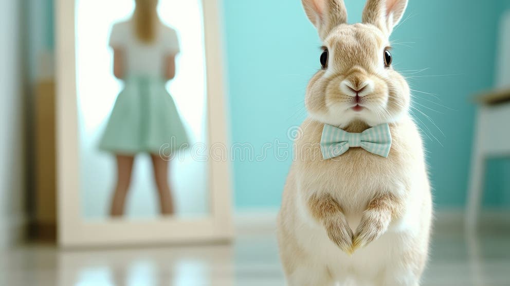 277 Rabbit Mirror Stock Photos - Free & Royalty-Free Stock Photos from ...