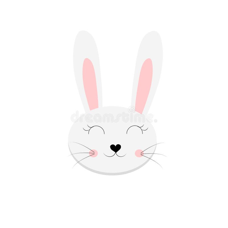 Rabbit, Bunny Cartoon Vector Illustration Character Vector Stock ...