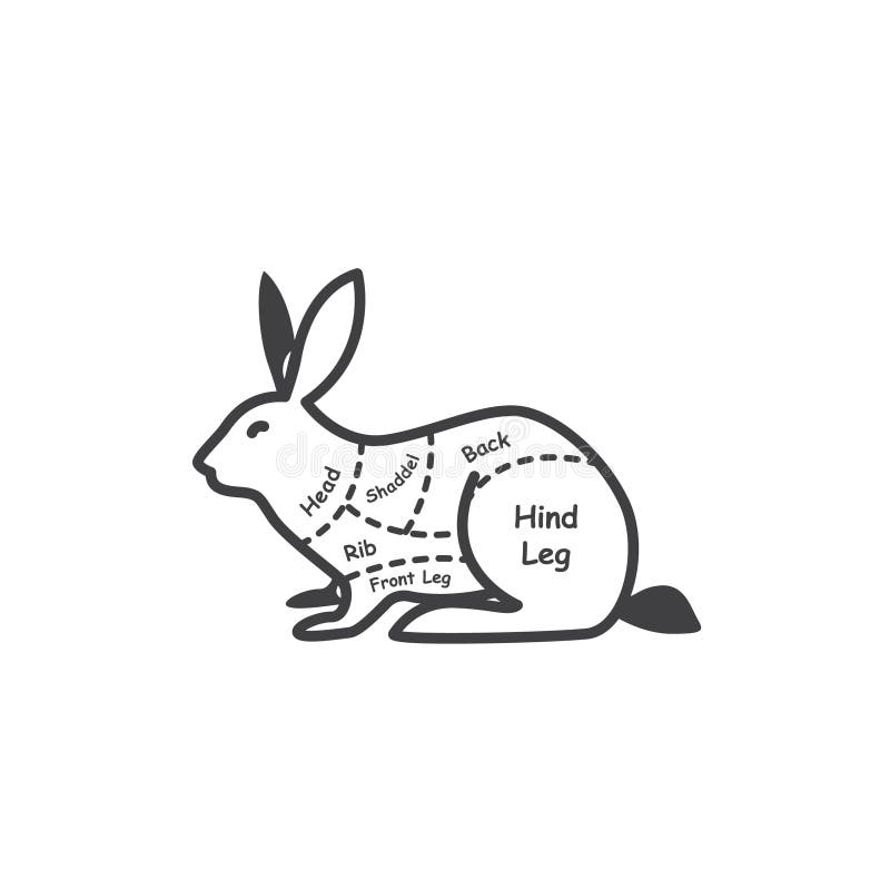 Rabbit Cuts Stock Illustrations – 152 Rabbit Cuts Stock Illustrations ...