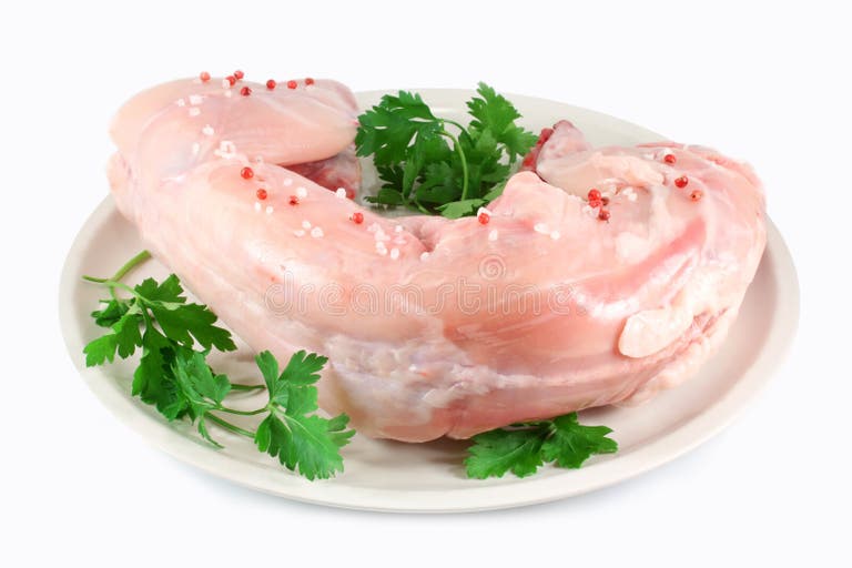 Rabbit carcass, raw meat stock image. Image of meat, white - 39704603