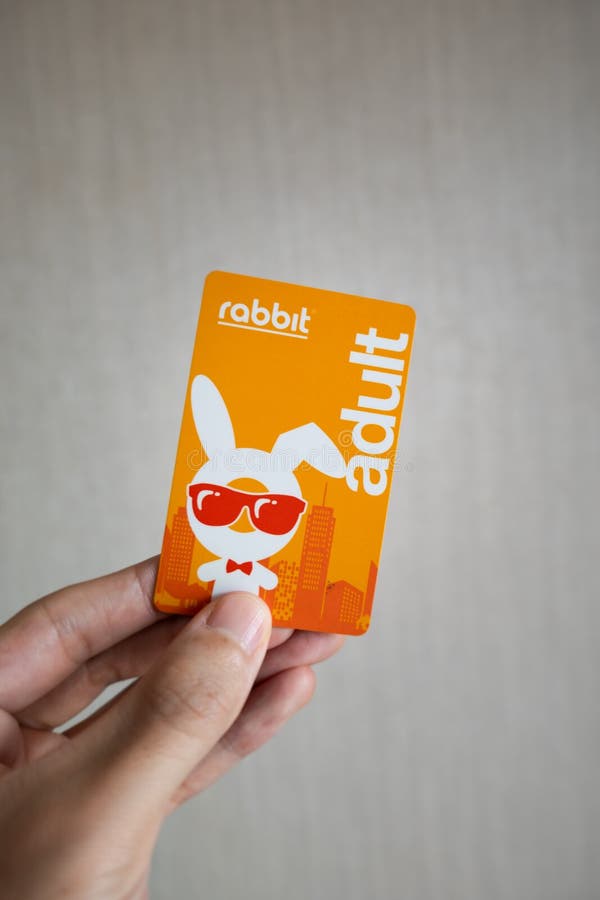 Rabbit Card, a Close-up of E Money Card for Transits in Bangkok ...