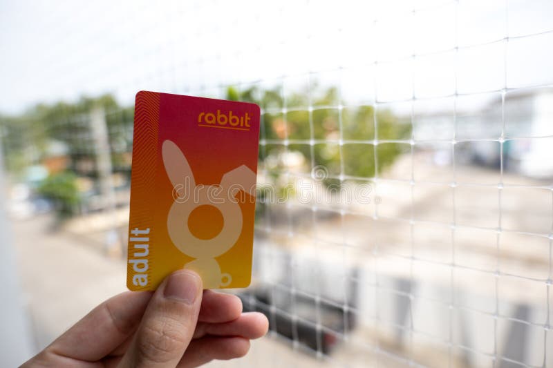 Rabbit Card, a Close-up of E Money Card for Transits in Bangkok ...