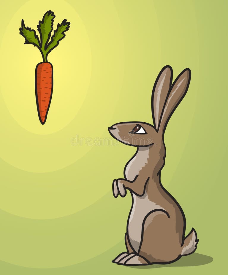 Rabbits Carrot Farm Stock Illustrations – 354 Rabbits Carrot Farm Stock ...