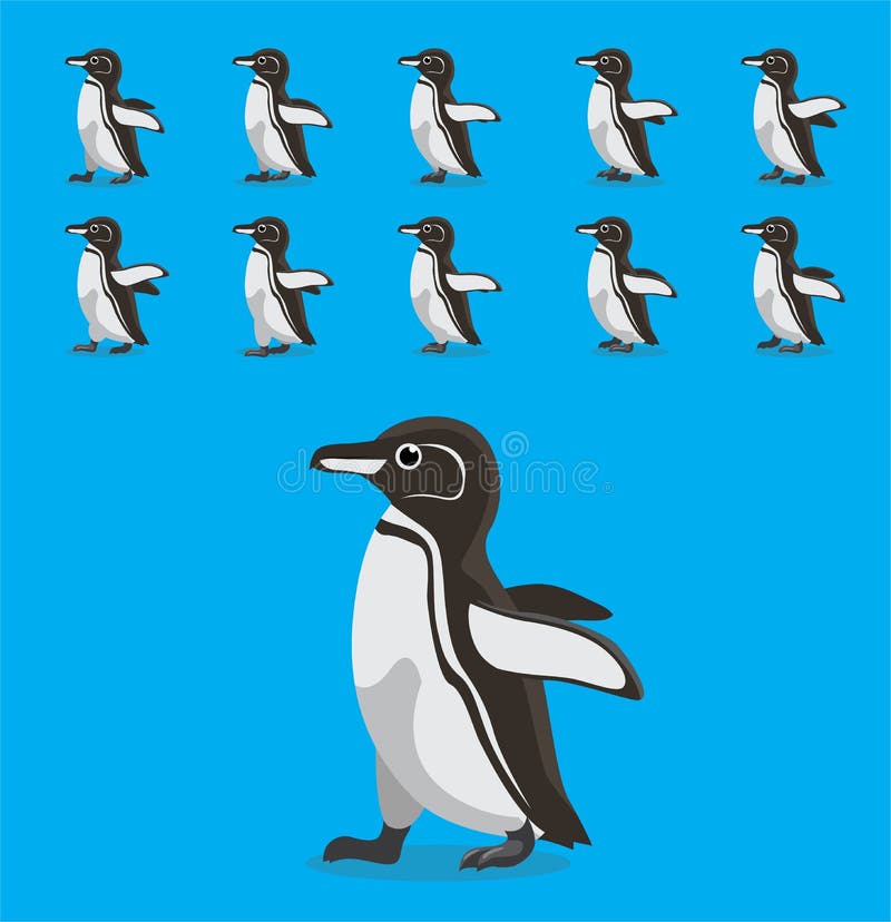 Galapagos Penguin stock illustration. Illustration of nature - 7338502