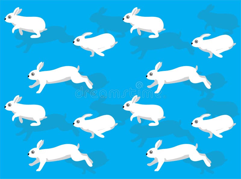 Rabbit Animation Frame Stock Illustrations – 129 Rabbit Animation Frame ...