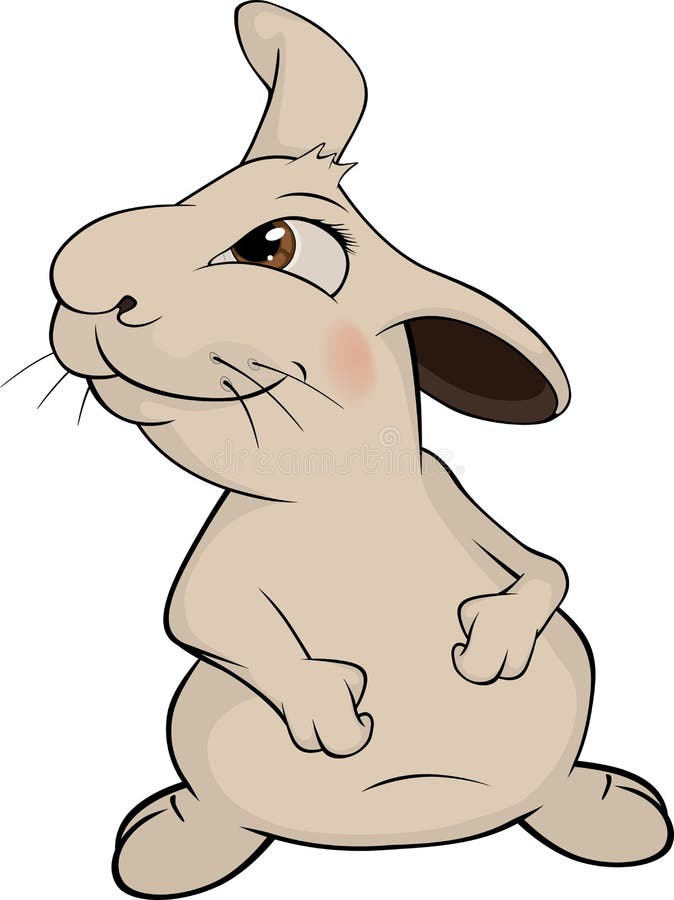 Rabbit. Cartoon stock vector. Illustration of pets, wild - 21652376