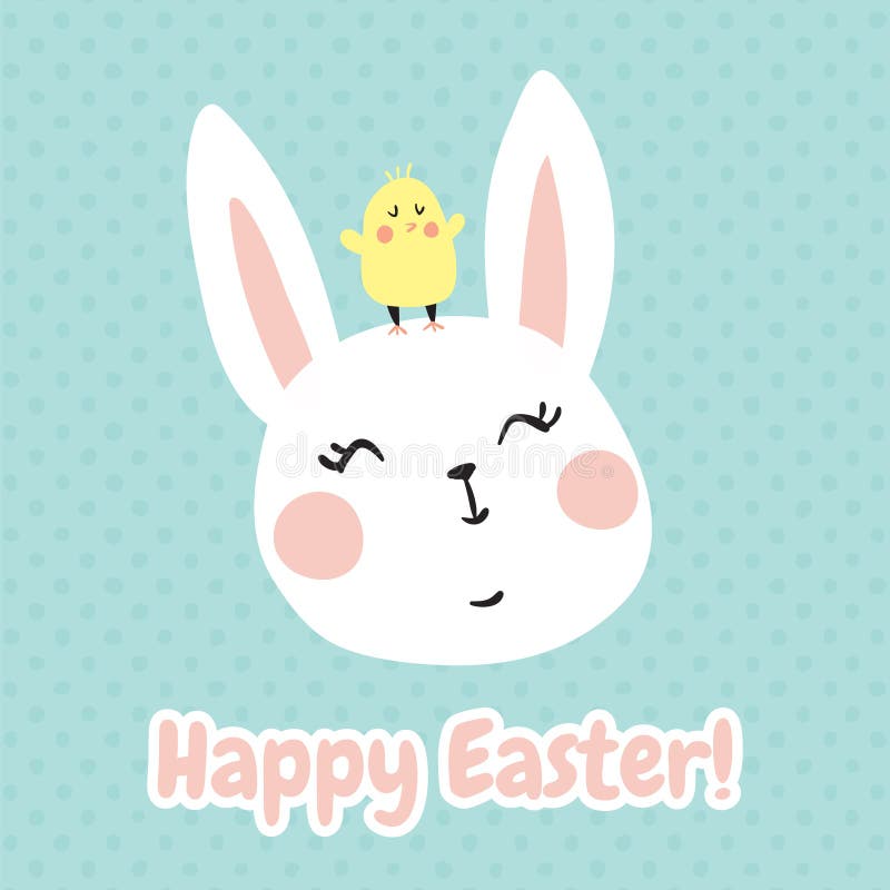 Rabbit and chicken chewy stock vector. Illustration of retro - 112116871