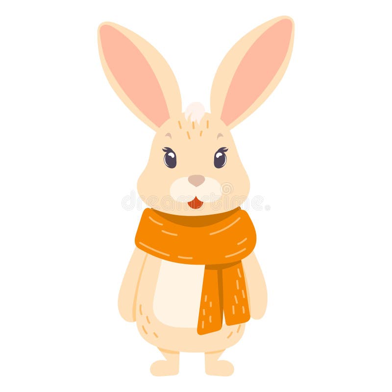 Rabbit Illustration for Kids Clipart Stock Vector - Illustration of ...