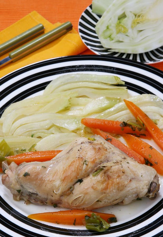 Rabbit cuisine with fennel stock photo. Image of black - 14669856
