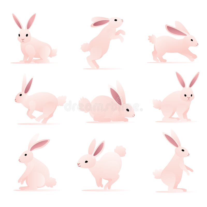 Rabbit Movements Stock Illustrations – 111 Rabbit Movements Stock ...