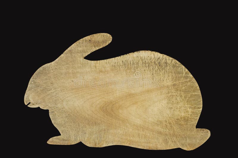 Rabbit Cutting Board stock image. Image of butcher, carving - 66907987