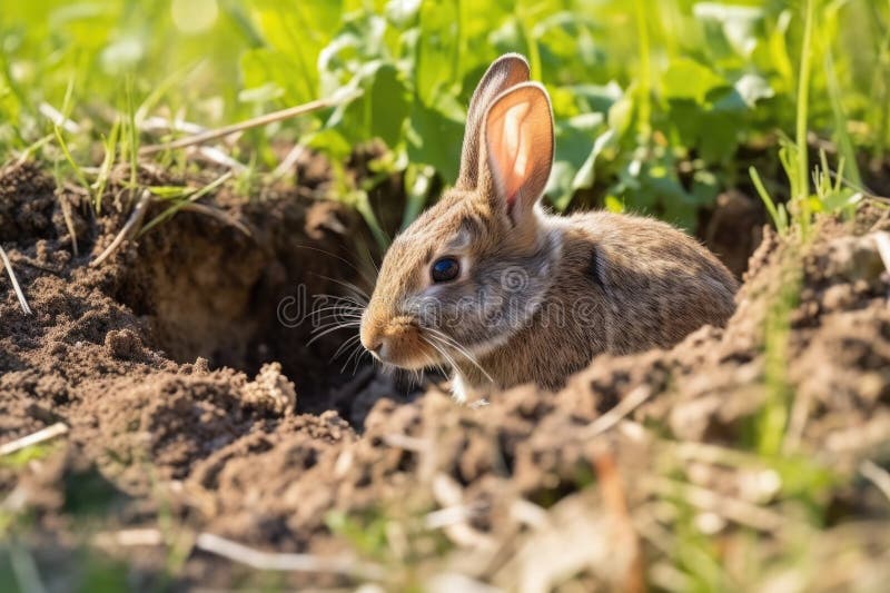 Rabbit Burrow Digging Stock Photos - Free & Royalty-Free Stock Photos ...