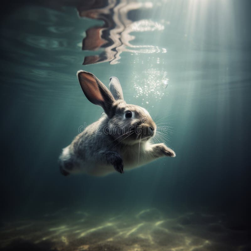 Rabbit Diving Stock Illustrations – 120 Rabbit Diving Stock ...