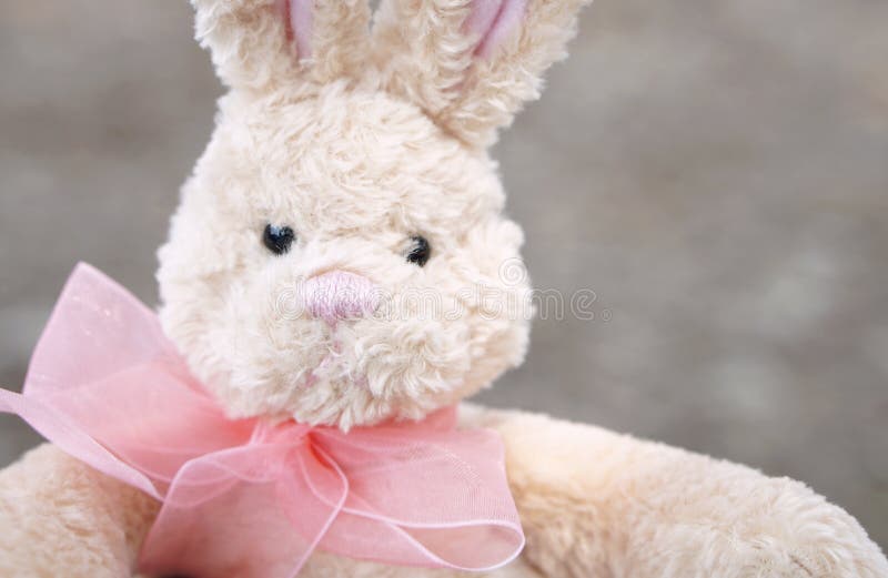 Rabbit doll stock photo. Image of cute, isolated, color - 67595402