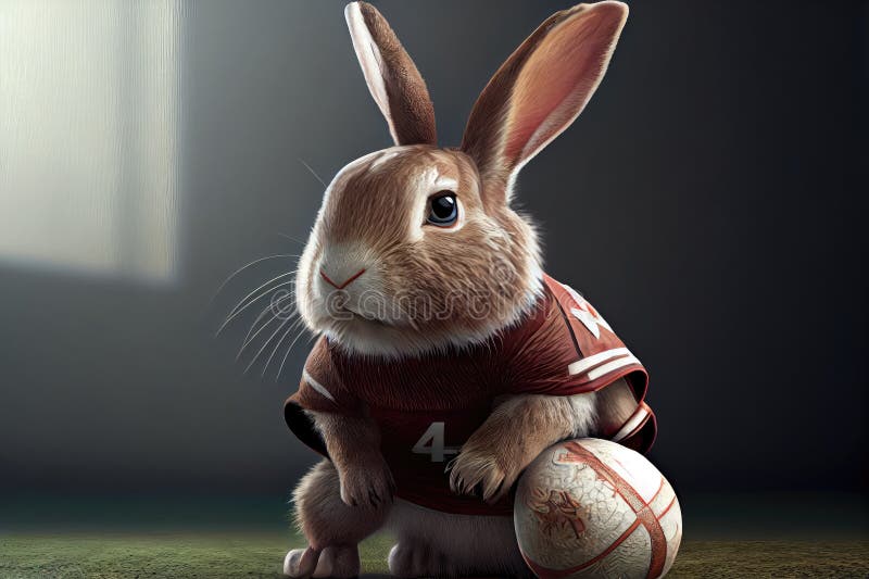 Football Rabbit Stock Illustrations – 730 Football Rabbit Stock ...