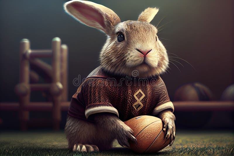 Football Rabbit Stock Illustrations – 730 Football Rabbit Stock ...