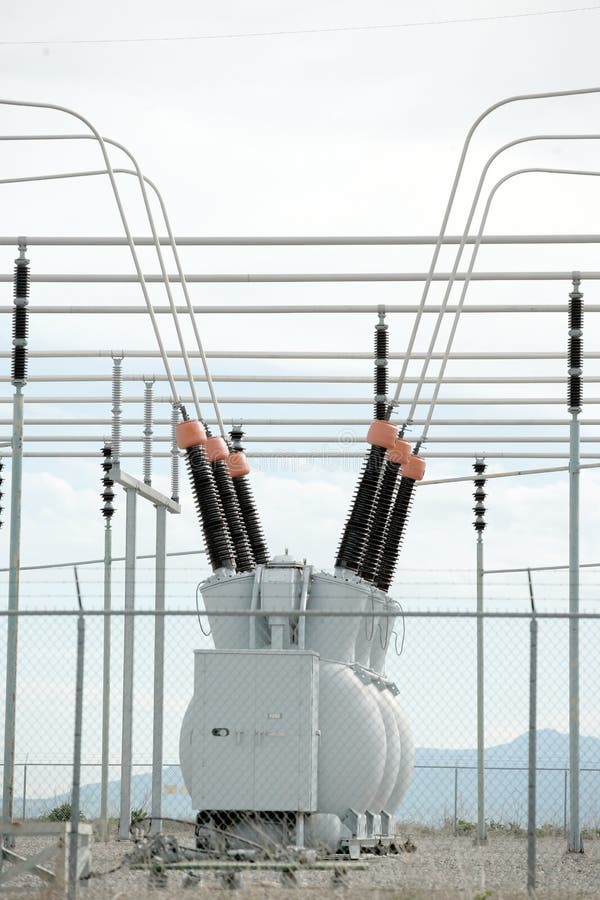 Rabbit Ear Style Electrical Transformers. Stock Photo - Image of ...