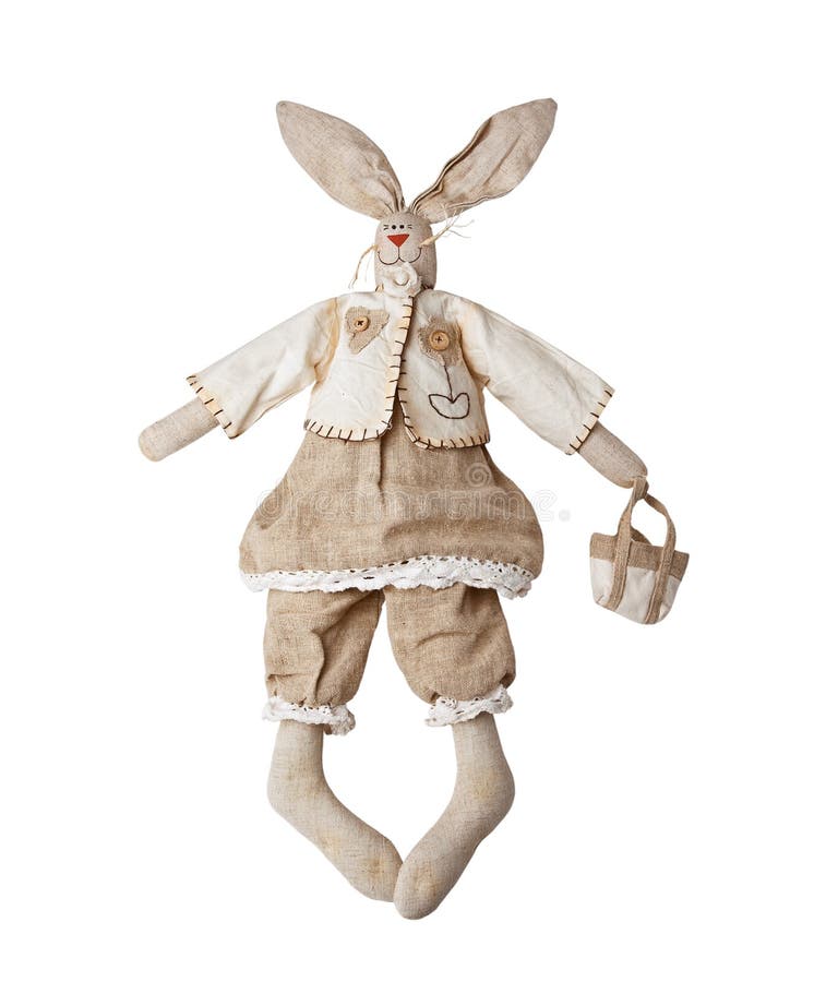 Toys stock photo. Image of isolated, homemade, dolls, knitted - 5336112