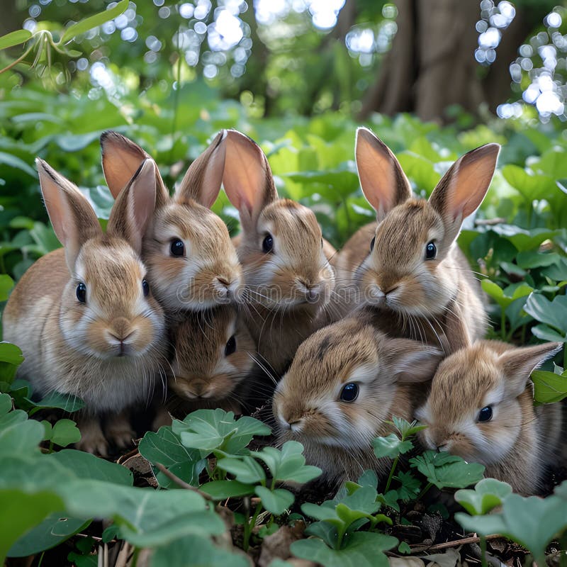 Rabbit farming stock illustration. Illustration of wild - 322916909