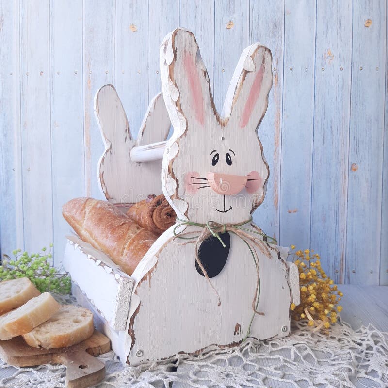 Rabbit food box stock photo. Image of sculpture, food - 218056298