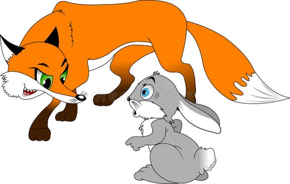 Scared Rabbit Stock Illustrations – 368 Scared Rabbit Stock ...