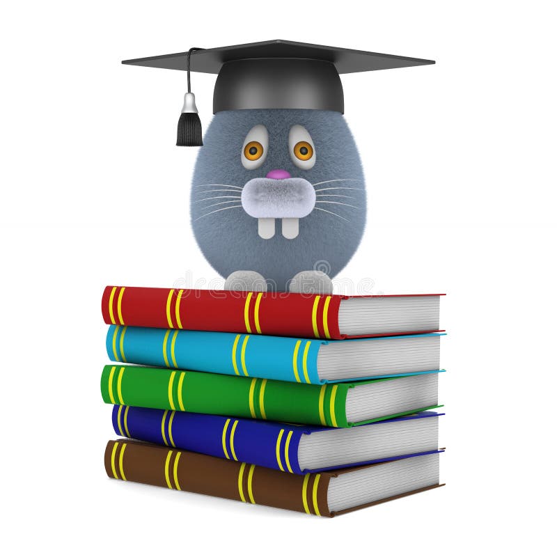 Graduation Rabbit Stock Illustrations – 275 Graduation Rabbit Stock ...