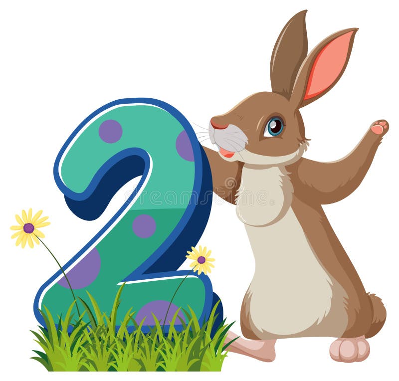 Number Character Rabbits Stock Illustrations – 57 Number Character ...