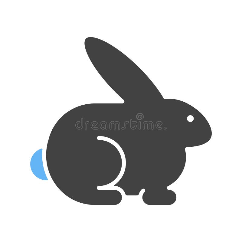 Rabbit icon vector image. stock vector. Illustration of cook - 302255774