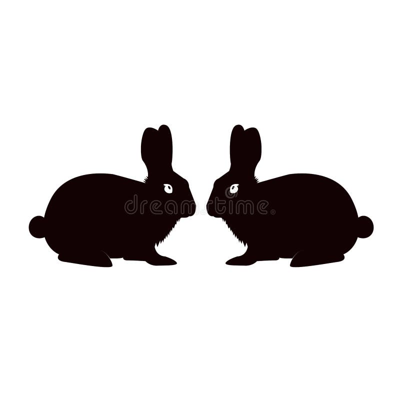 Rabbit Icon. Vector Sign Symbol Stock Vector - Illustration of icon ...