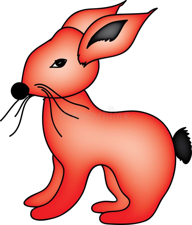 Rabbit Illustration stock illustration. Illustration of renewal - 12692005