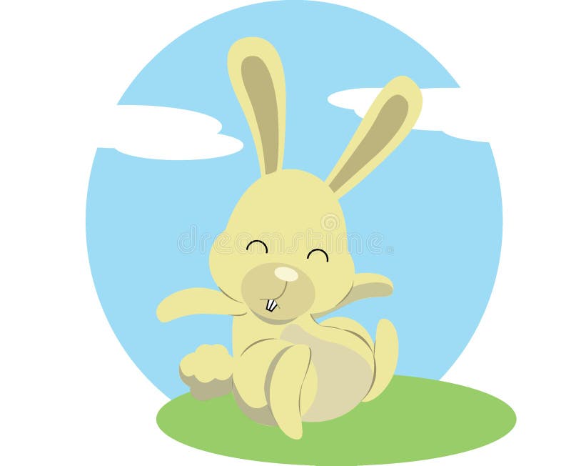 The rabbit stock vector. Illustration of font, graphics - 71417585