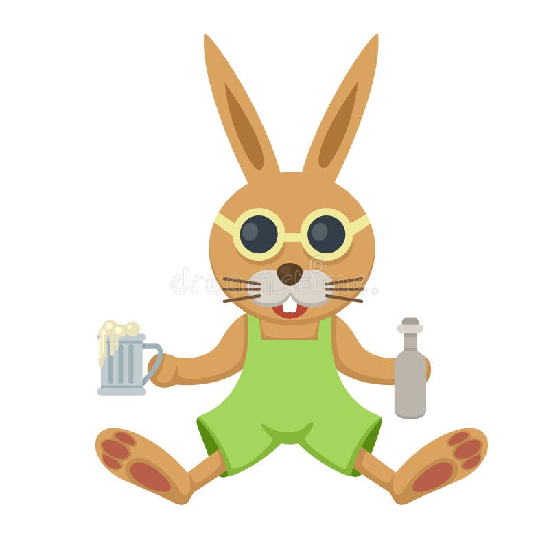 Beer Rabbit Stock Illustrations – 182 Beer Rabbit Stock Illustrations ...