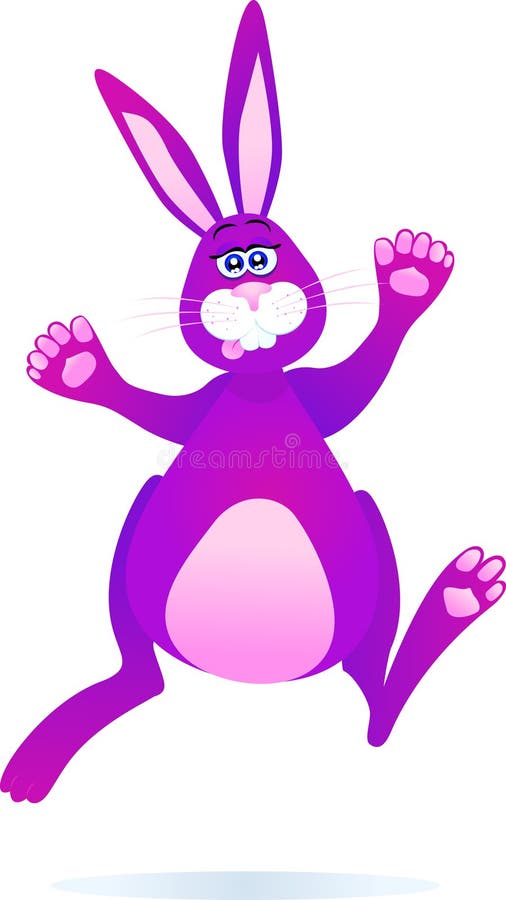 Rabbit jump! stock illustration. Illustration of bunny - 18510232