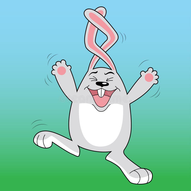 Rabbit stock vector. Illustration of animal, rabbit, smile - 39419301