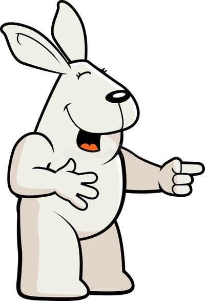 Rabbit Laughing stock vector. Illustration of rabbit - 13723917