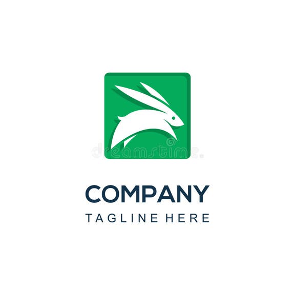 Rabbit logo application stock illustration. Illustration of concept ...