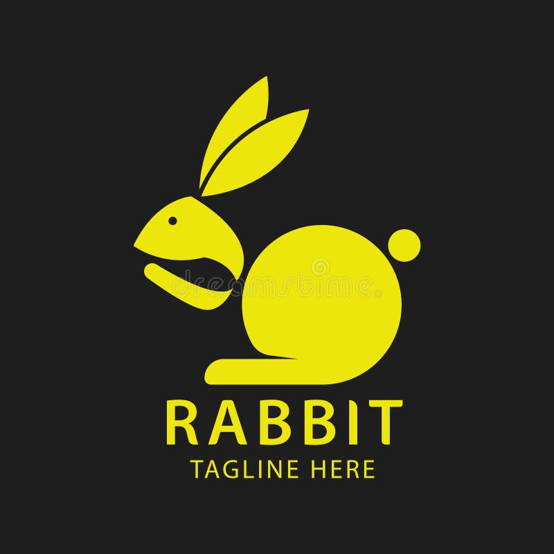 Rabbit Logo Business Template Stock Vector - Illustration of creative ...