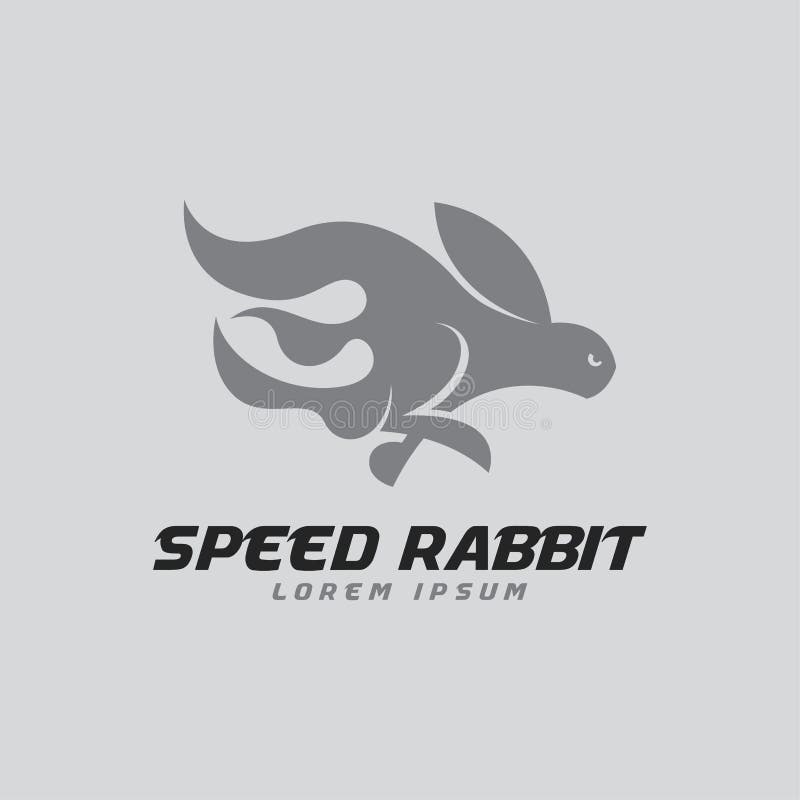 Rabbit Logo Design Concept. Lined Rabbit Logo Template Stock Vector ...